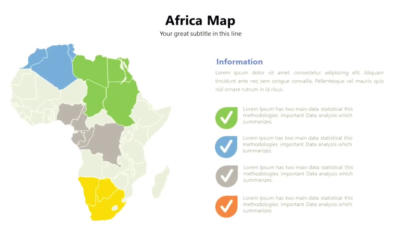 EDITABLE MAP OF CONTINENTS POWERPOINT TEMPLATE