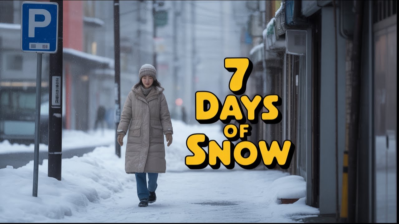 Tokyo in the Snow – Walking Through a Silent Winter Wonderland ❄️🇯🇵