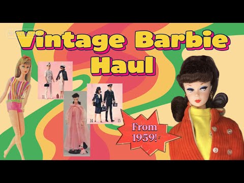 1960s-1980s Vintage Barbie Clothing & Doll Haul!
