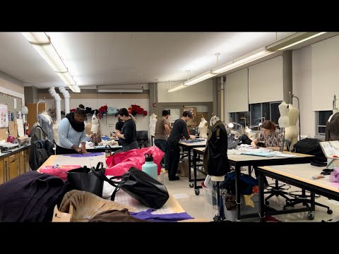 YOUNG FASHION DESIGNERS IN ACTION