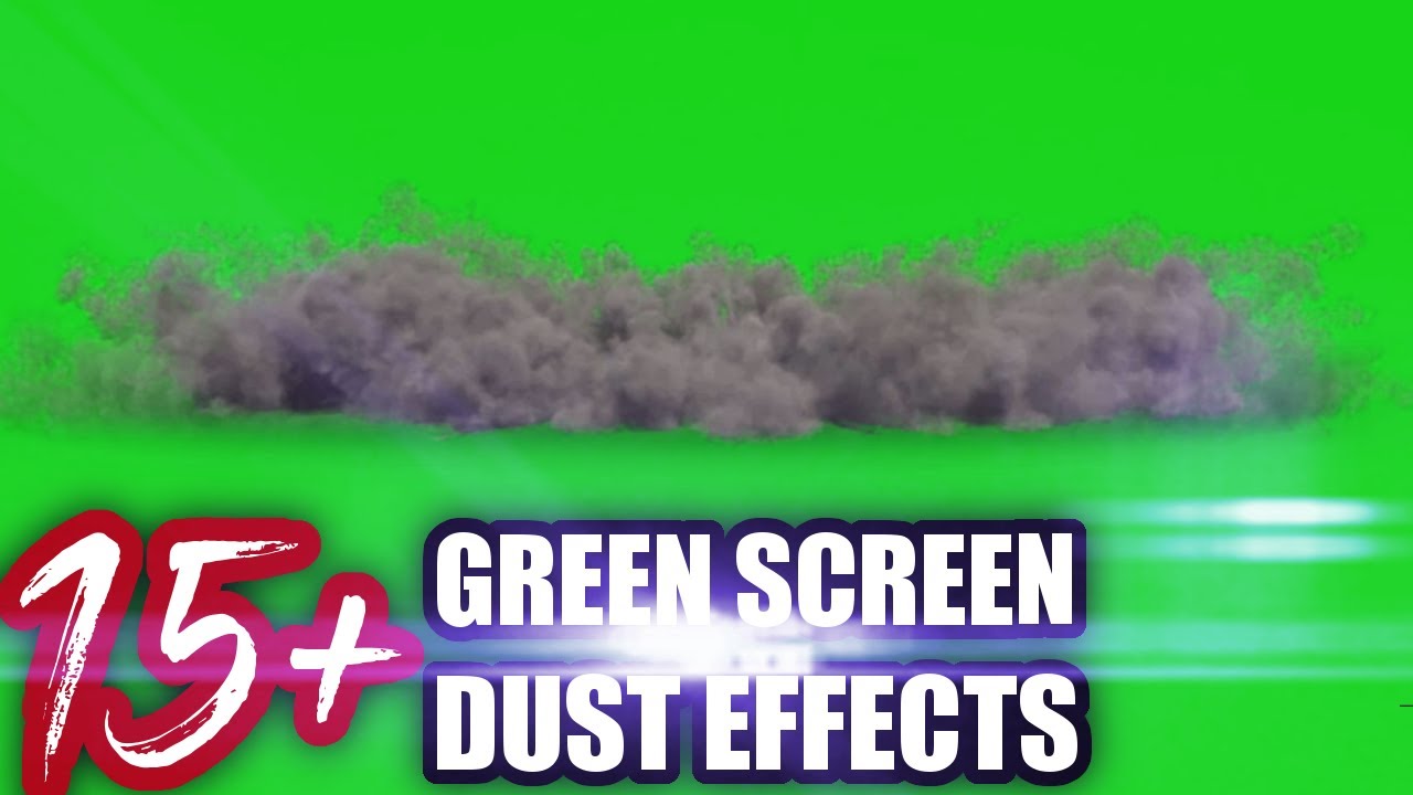 Green Screen Dust (15+ 4K Dust Effects / free Download Link)