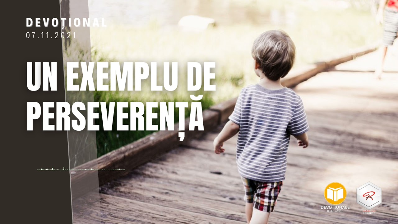 Un exemplu de perseverență | Devoționale.ro