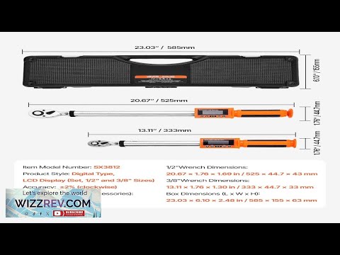 Digital Torque Wrench Set 2 Pieces 1 2 3 8 Inch Drive 72 Tooth Electronic Review