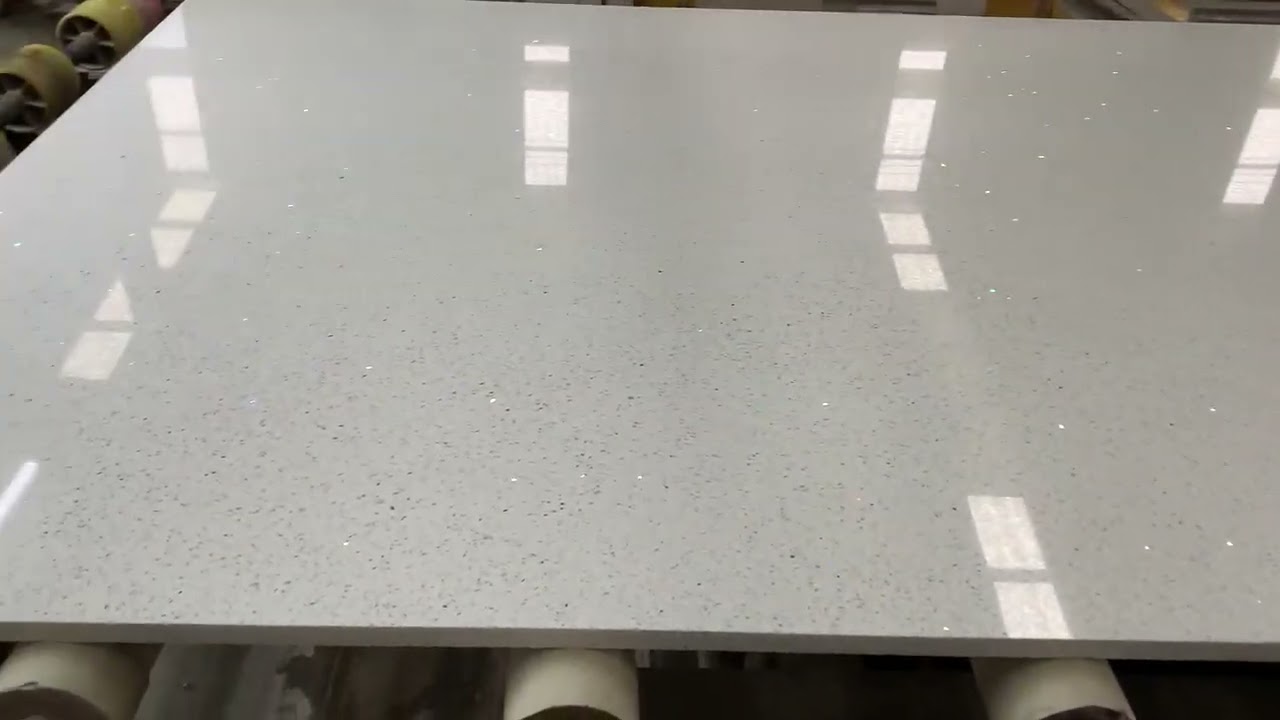 Mas Barato Cuarzo Blanco Stellar Con Espejos Desde Cuarzo Placas Fabricante En China
