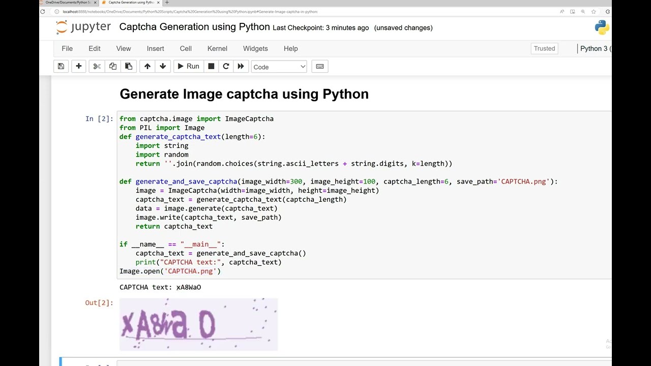 Day 156 : Captcha Generation using Python