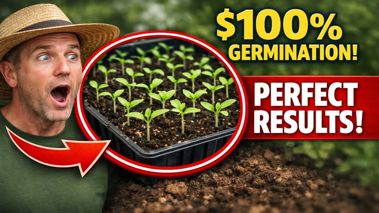 THE REVEAL! This is the one tomato seed starting method that guarantees 100% germination and perfec