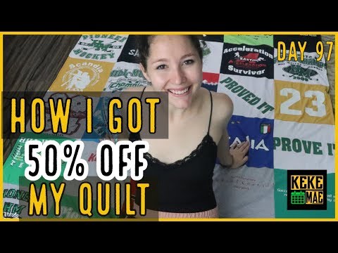 Project Repat TShirt Quilt Review- OH MY GOODNESS I LOVE THIS-  ||  2018 VLOG DAY 97 ||