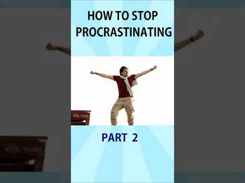 how to stop #procrastinating in #telugu part - 2 #shorts