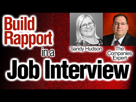 How to BUILD RAPPORT in a Job Interview