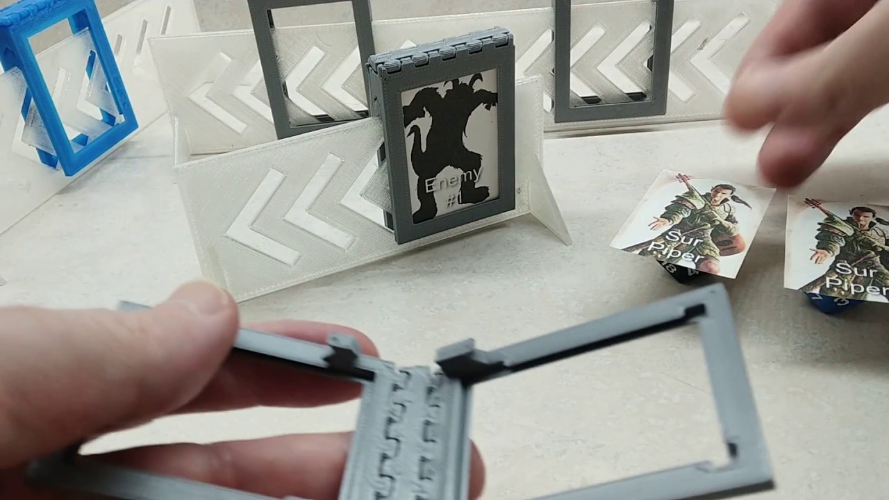 3D printed D&D initiative tracker