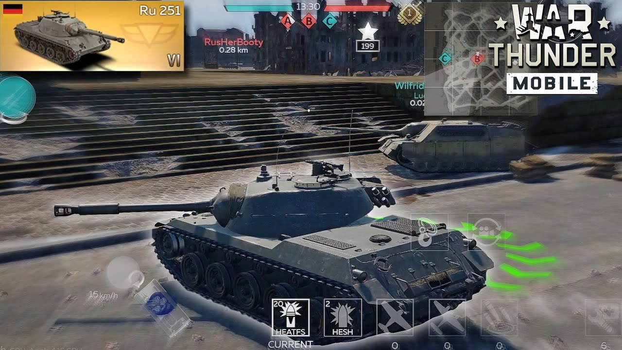 The fastest tank (RU 251) | War Thunder Mobile