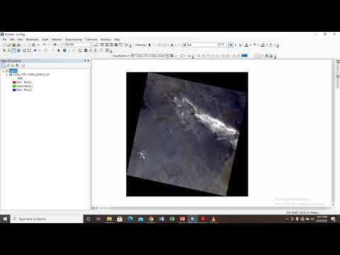 How to remove No data area or black background from Landsat images in ArcGIS