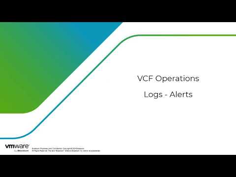 Aria Operations for Logs - 7 - Alerts