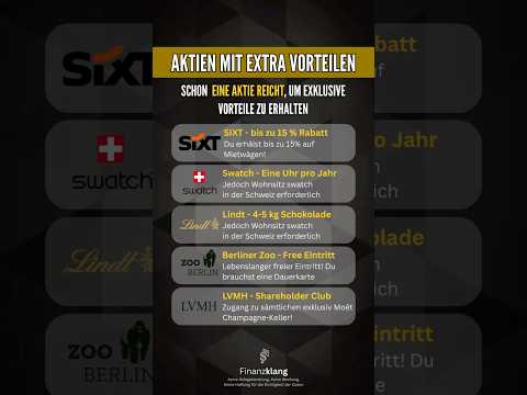 Hier gibt es mehr als Dividende: Sachdividenden