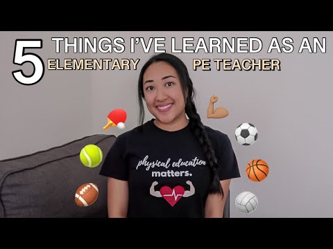 5 THINGS I'VE LEARNED AS AN ELEMENTARY PE TEACHER (first year teaching in person)