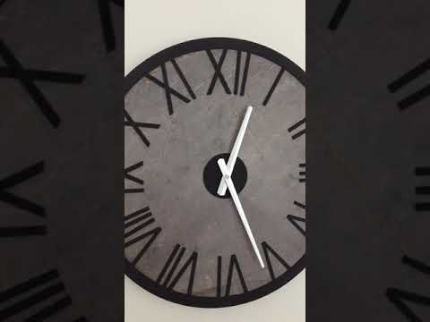 Goodtime Roman Numeral Decorative Wall Clock 48 cm MDF Wooden Home Needles Design