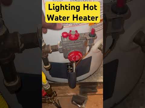 How to light your hot water heater pilot!!! VERY EASY
