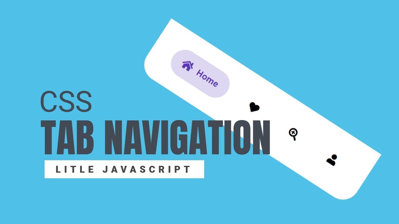 Awesome CSS Tab Navigation - Responsive Navigation Menu