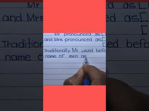 Mr Mrs Ms and Miss meaning