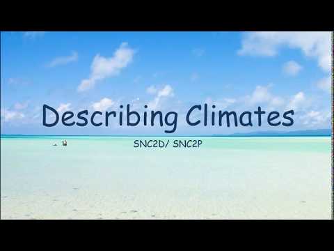 Describing Climate (7.2)