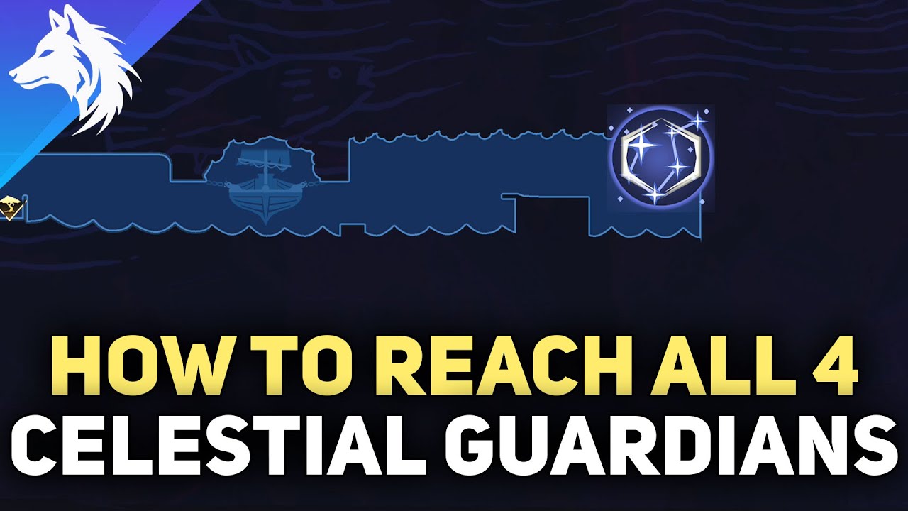 Map Route To Reach All 4 Celestial Guardians - Prince of Persia The Lost Crown