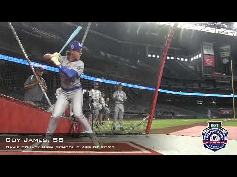 2025 MLB Draft: Coy James, SS, Davie County – THREE QUARTER SLOT