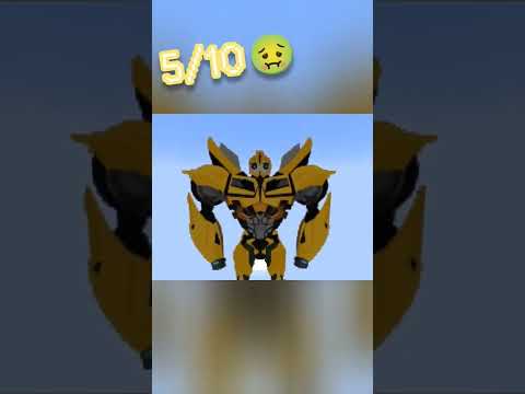 Which Bumblebee Pixelart Is The Best🤔 #shorts #minecraft #transformers #bumblebee