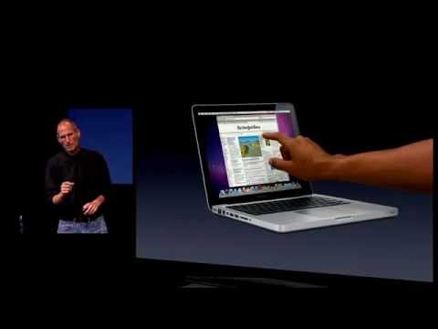 Touchscreen MacBook - Apple Special Event, 2010