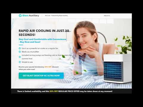 Blast Auxiliary Portable AC Advanced Air Cooler Benefits