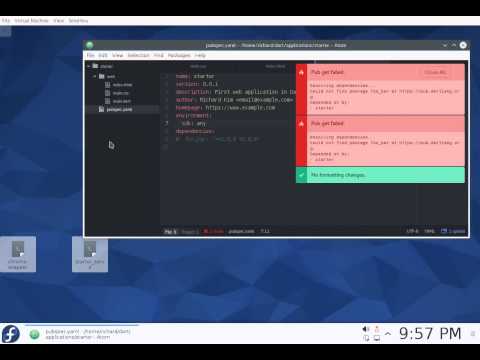 Dart Web Programming for Beginners: 06 Web App Structure Review in Atom