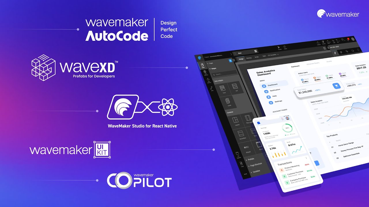 WaveMaker Suite Overview: Everything You Need to Build Modern Apps