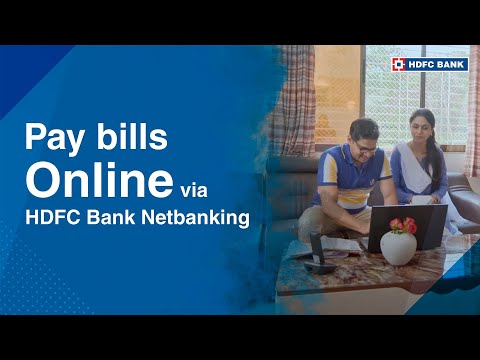 Pay bills online via HDFC Bank NetBanking
