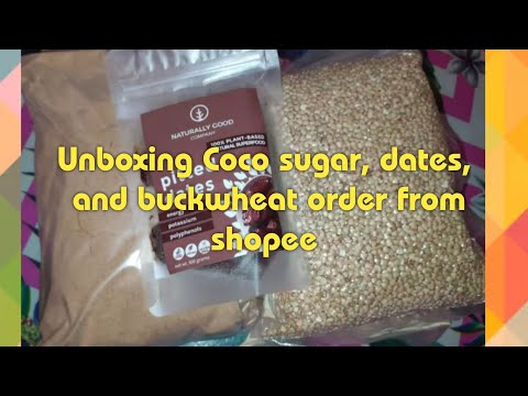 Unboxing Coco sugar and others ordered from shopee