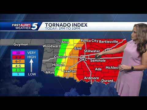 High tornado threat remains in Oklahoma as watch looms