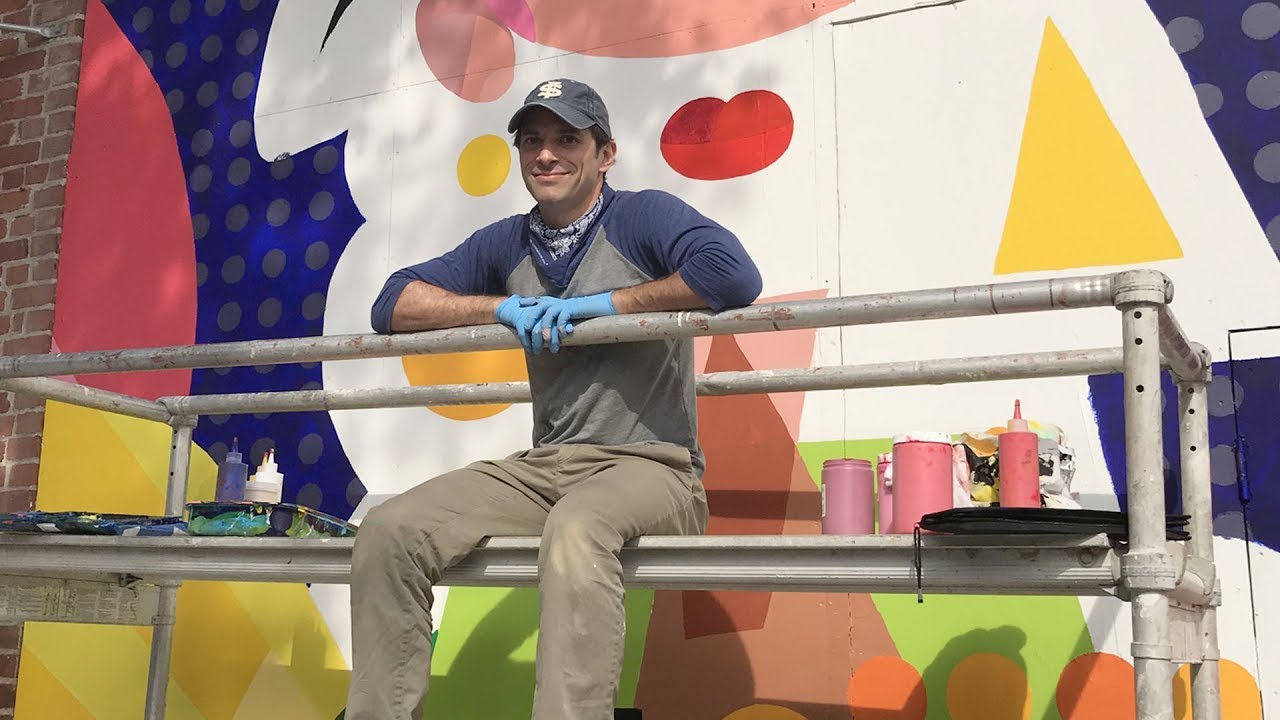 Painting a Frida Kahlo Mural on a Historic San Francisco Building