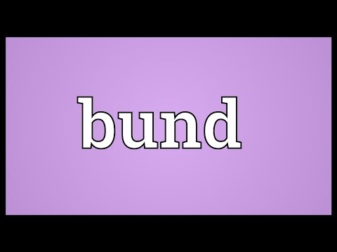 Bund Meaning