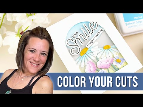Create Ink Blended Wildflowers Using Die Cuts | Simon Says Stamp