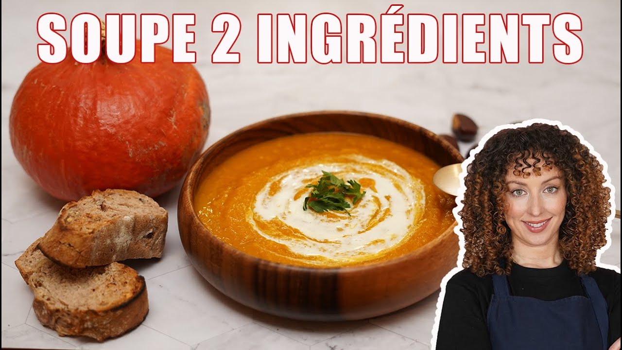 Recette de la soupe au potimarron et châtaignes