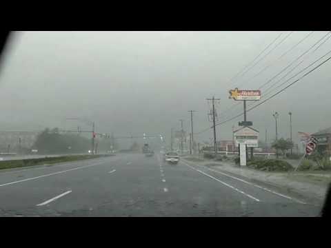 8/7/17 Driving through Storm in Salisbury MD