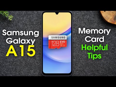 Samsung Galaxy A15 5G How to Install a Memory Card and Helpful Tips | H2TechVideos