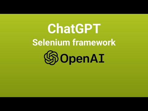 Create Selenium framework using ChatGPT | Selenium AI automation
