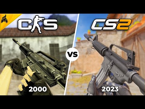 CS 1.6 vs Condition Zero vs Source vs CSGO vs CS2 - Weapons Comparison