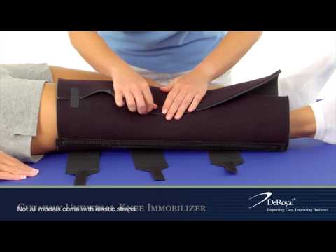 Cutaway Universal Knee Immobilizer