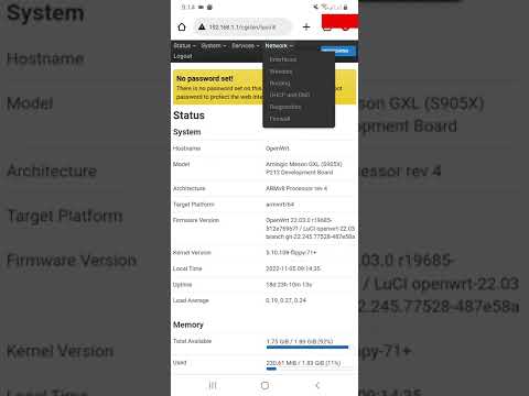 Openwrt amlogic 22.03.0 stb hg680p wifi internal on