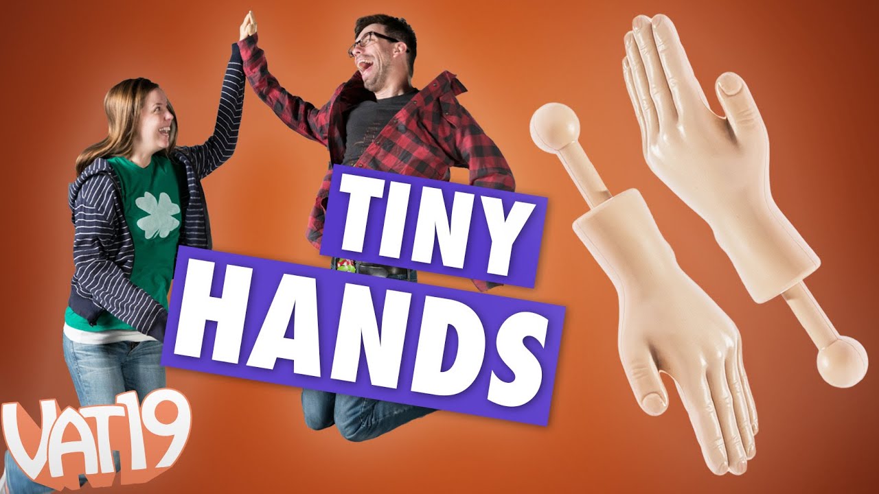 Tiny Hands are itty bitty plastic mitts