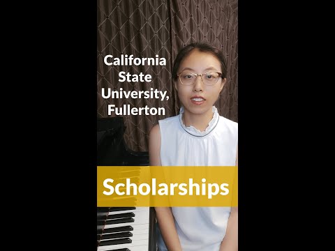 California State University, Fullerton | Music Scholarships | Links in Description