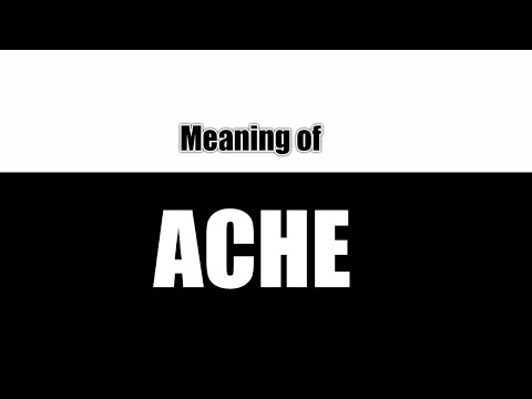 Meaning Of Ache