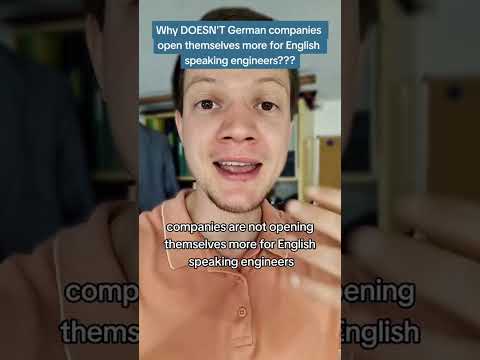 Why DOESN'T German companies open themselves more for English speaking engineers??? #jobapplication