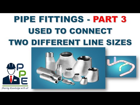 Pipe Fittings- Part-3 Used for Changing Line Size I Pipe Fitting