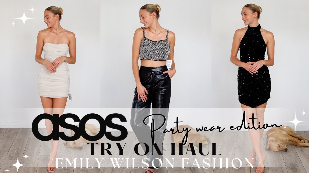 ASOS TRY ON HAUL PARTY WEAR EDITION | GOING OUT DRESSES | Emily Wilson Fashion | @ASOS